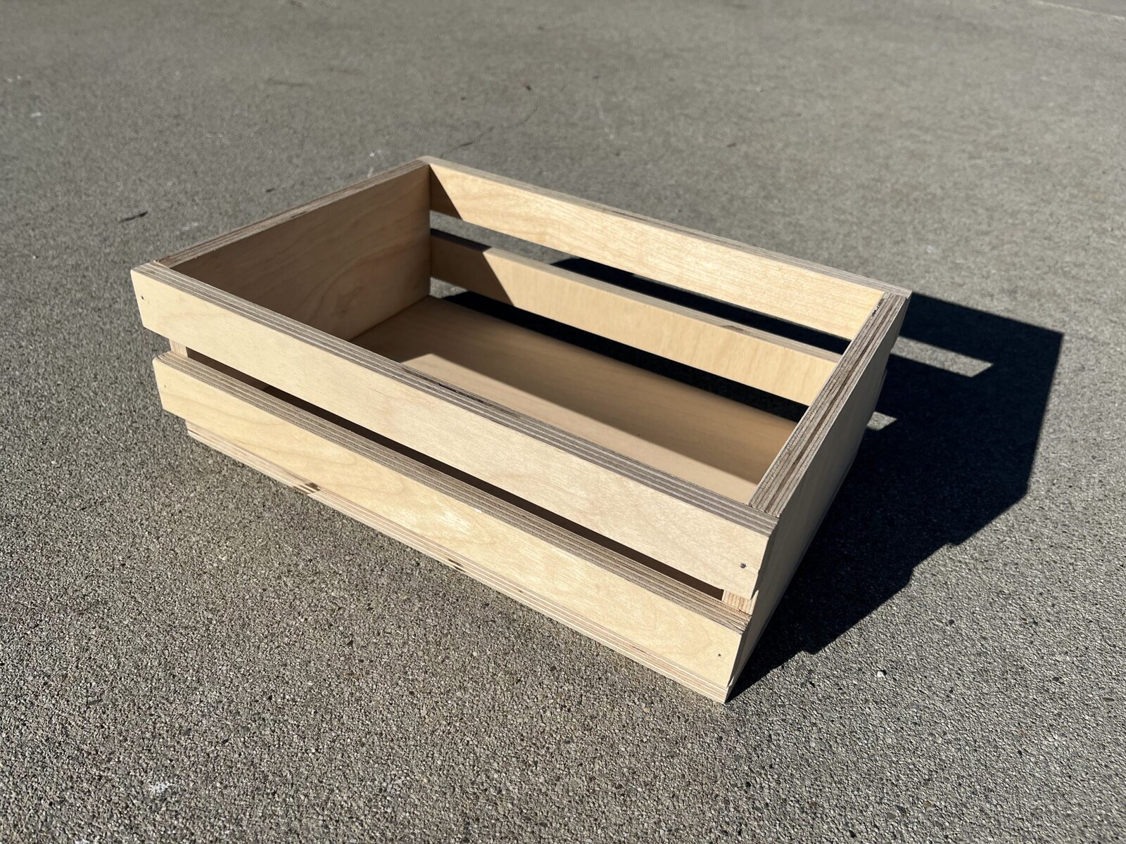 Small Sized Wooden Crate – Wānaka Community Workshop Trust